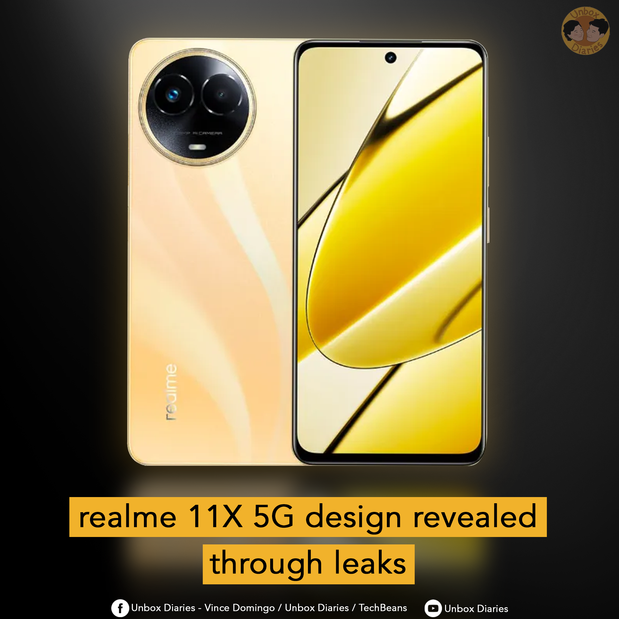 realme 11X 5G design revealed through leaks - Unbox Diaries