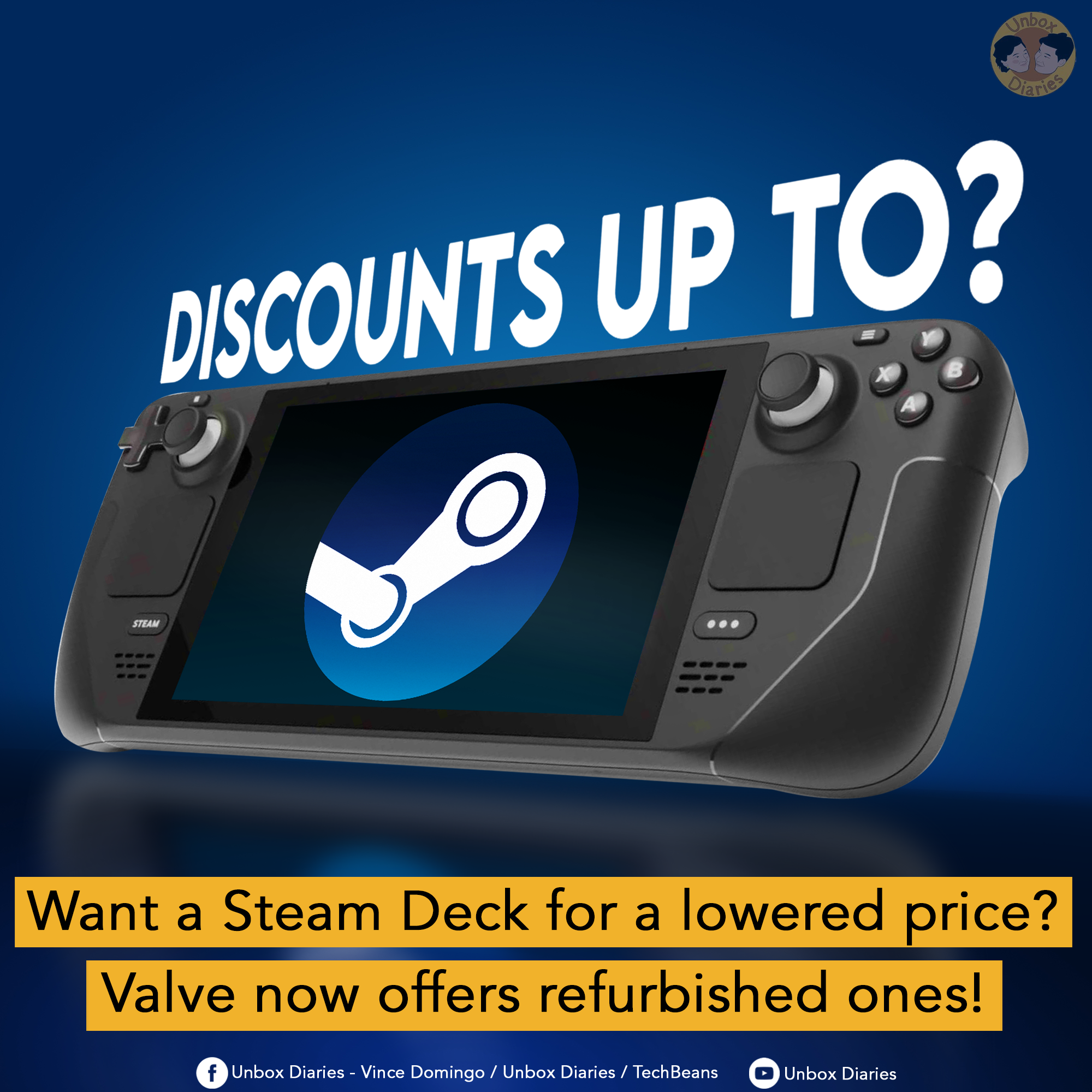Want a Steam Deck for a lowered price? Valve now offers refurbished ...
