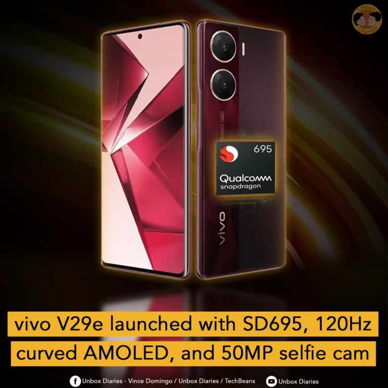 vivo V29e launched with SD695, 120Hz curved AMOLED, and 50MP selfie cam ...