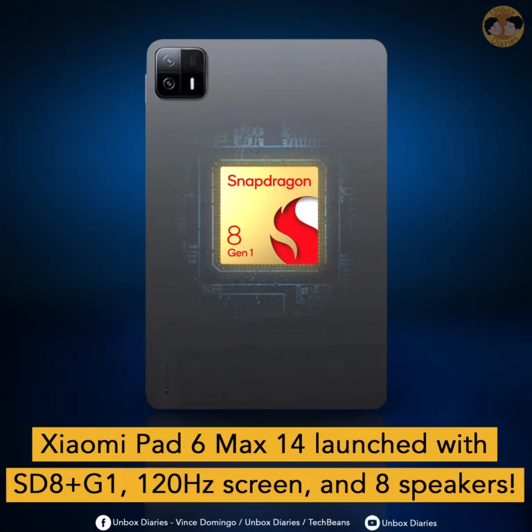 Xiaomi Pad 6 Max 14 launched with SD8+G1, 120Hz screen, and 8 speakers ...
