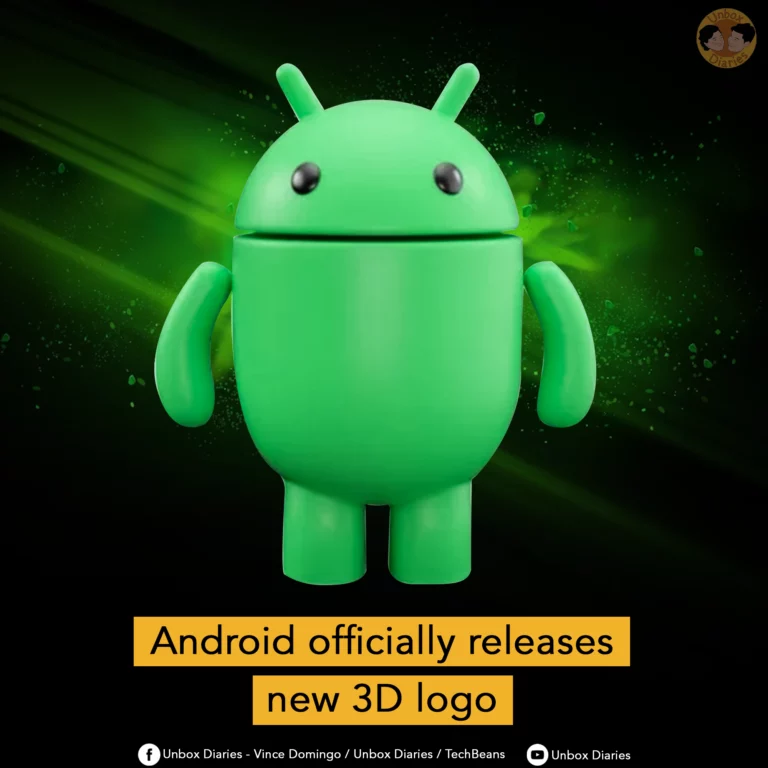 Android officially releases new 3D logo - Unbox Diaries