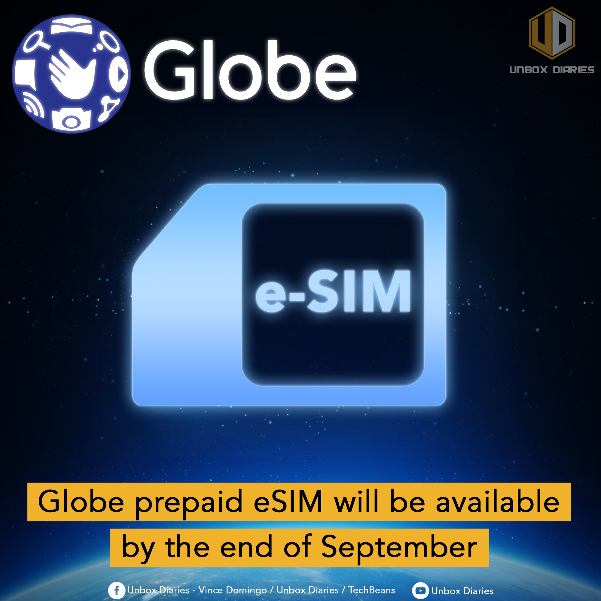 Globe prepaid eSIM will be available by the end of September - Unbox ...