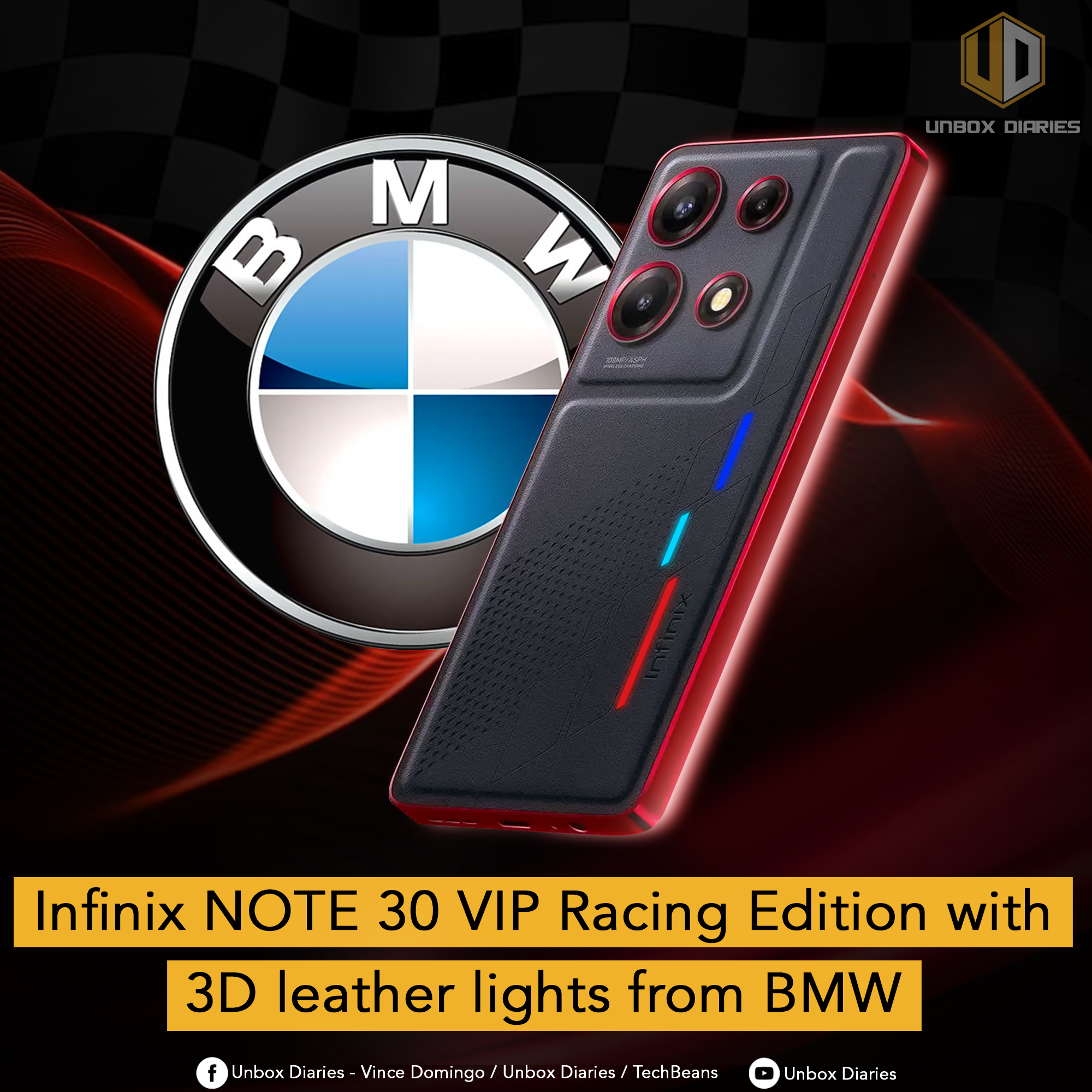 BMW collabs with Infinix for NOTE 30 VIP Racing Edition - Unbox Diaries