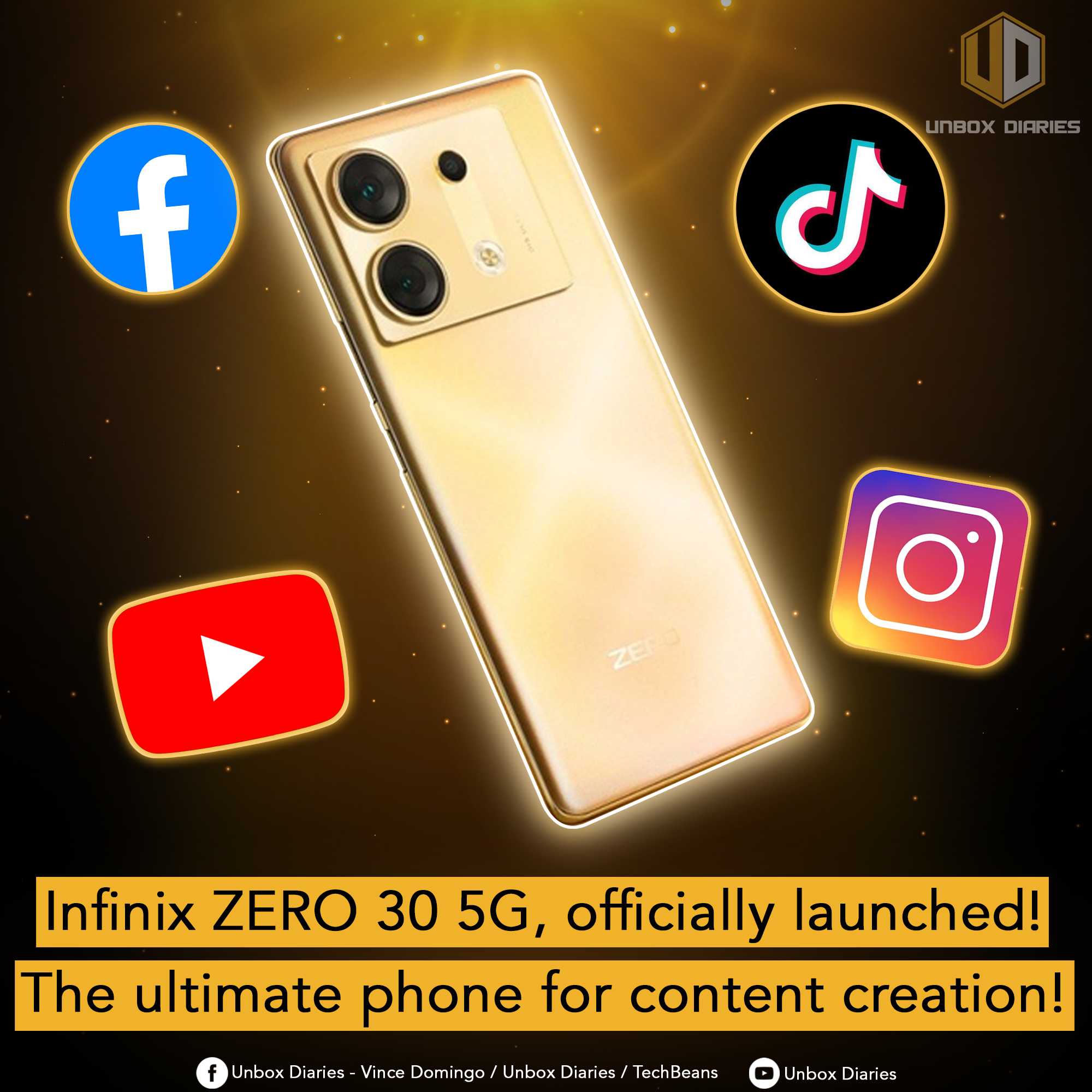 Infinix ZERO 30 5G, officially launched! The ultimate phone for content ...
