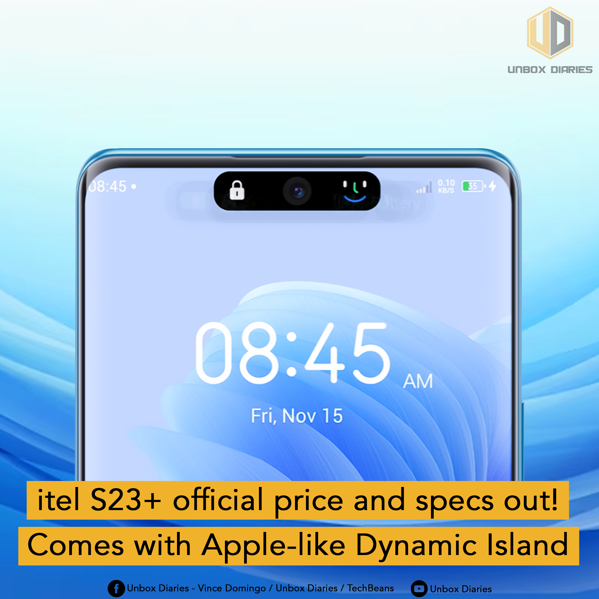 itel S23+ official price and specs out! Comes with Apple-like Dynamic Island - Unbox Diaries