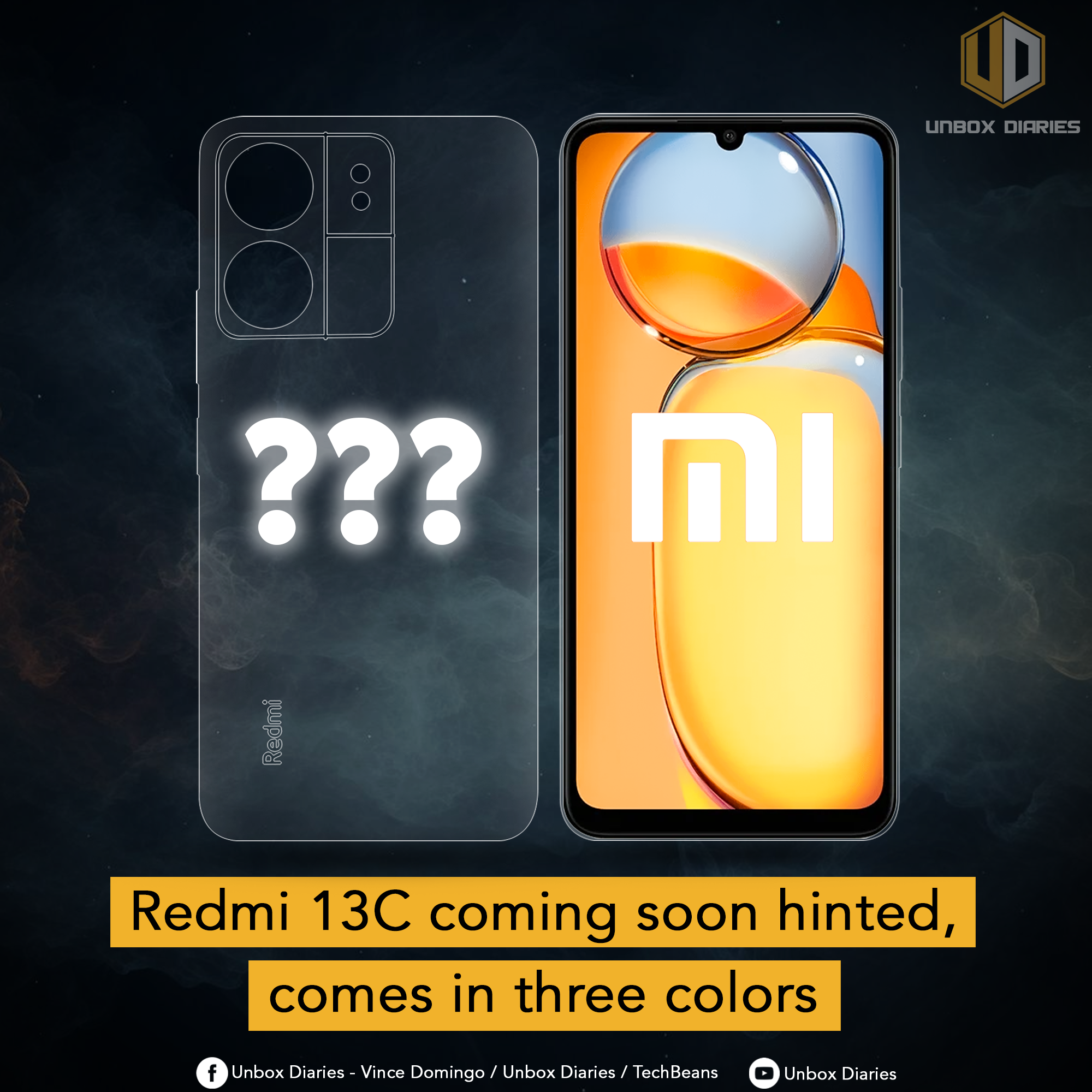 Redmi 13C coming soon with three color families - Unbox Diaries