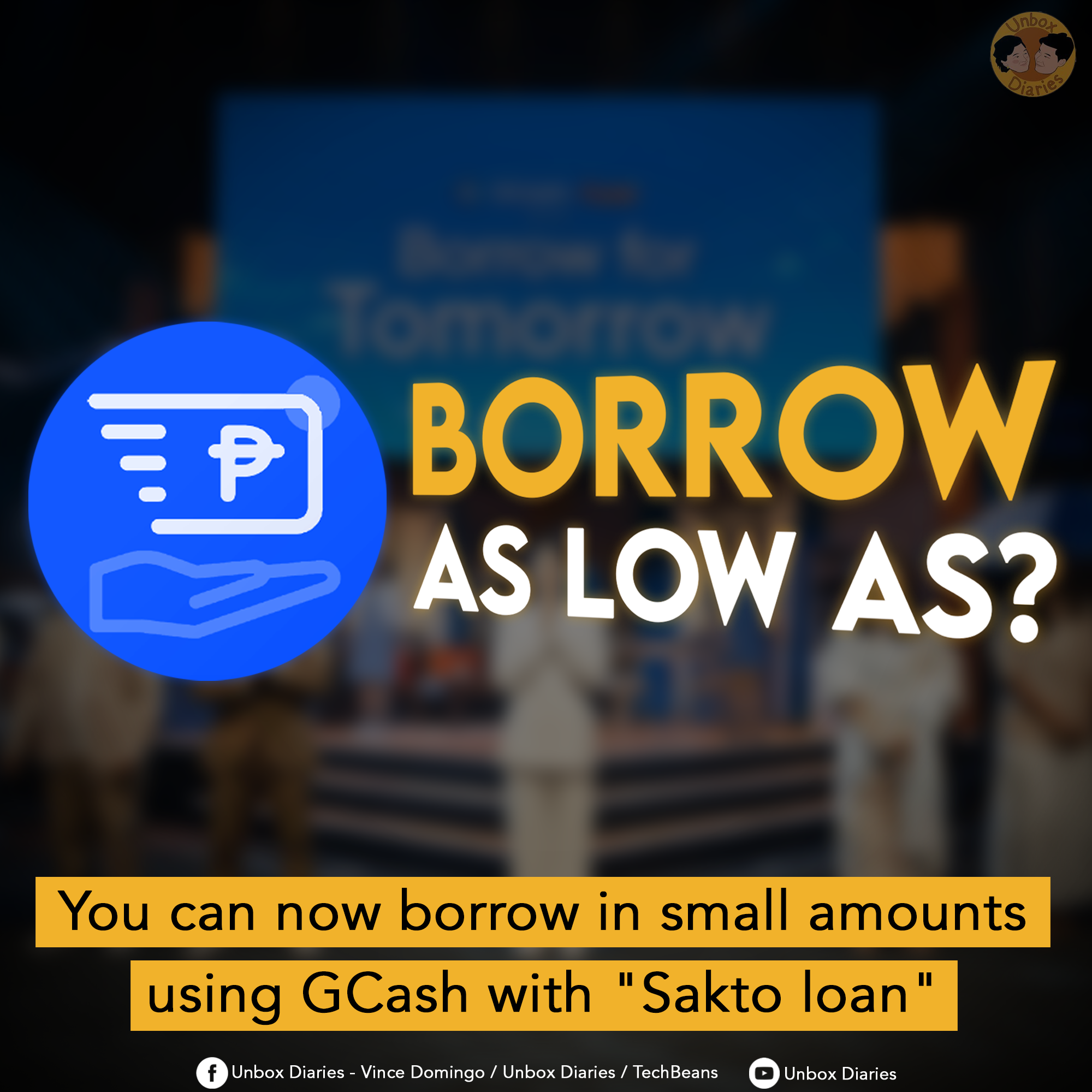 You can now borrow small amounts in GCash with "Sakto loan" - Unbox Diaries
