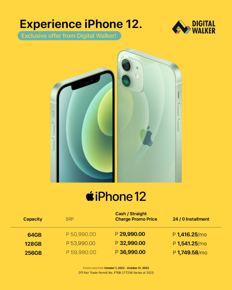 iPhone 12 receives MASSIVE price cut in Digital Walker, starting at PHP ...