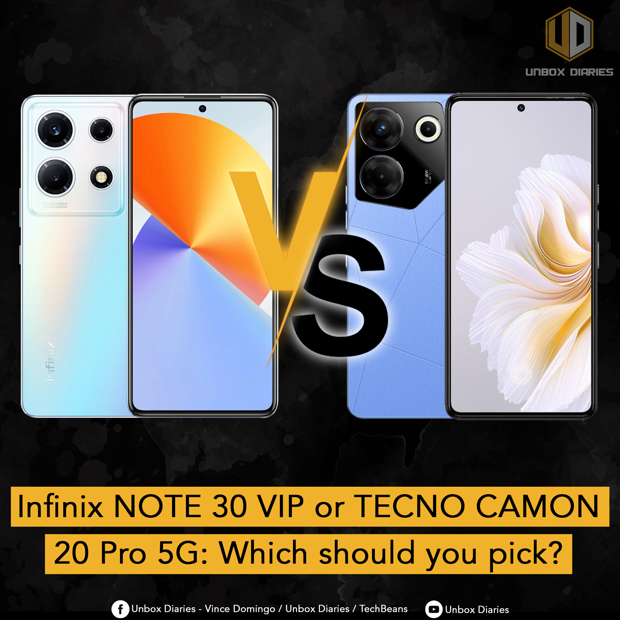 Infinix NOTE 30 VIP or TECNO CAMON 20 Pro 5G: Which should you pick ...