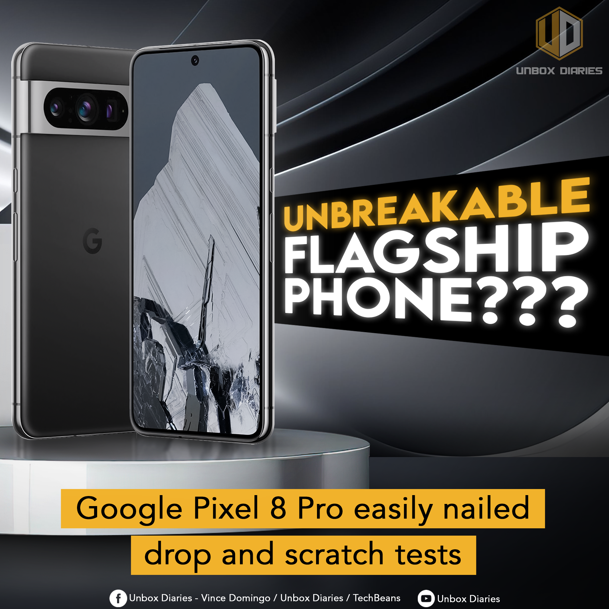 Google Pixel 8 Pro easily nailed drop and scratch tests - Unbox Diaries