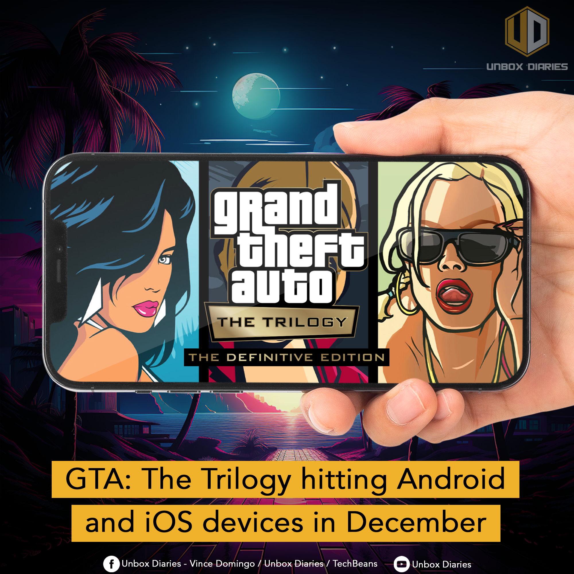 GTA: The Trilogy hitting Android and iOS devices in December - Unbox Diaries