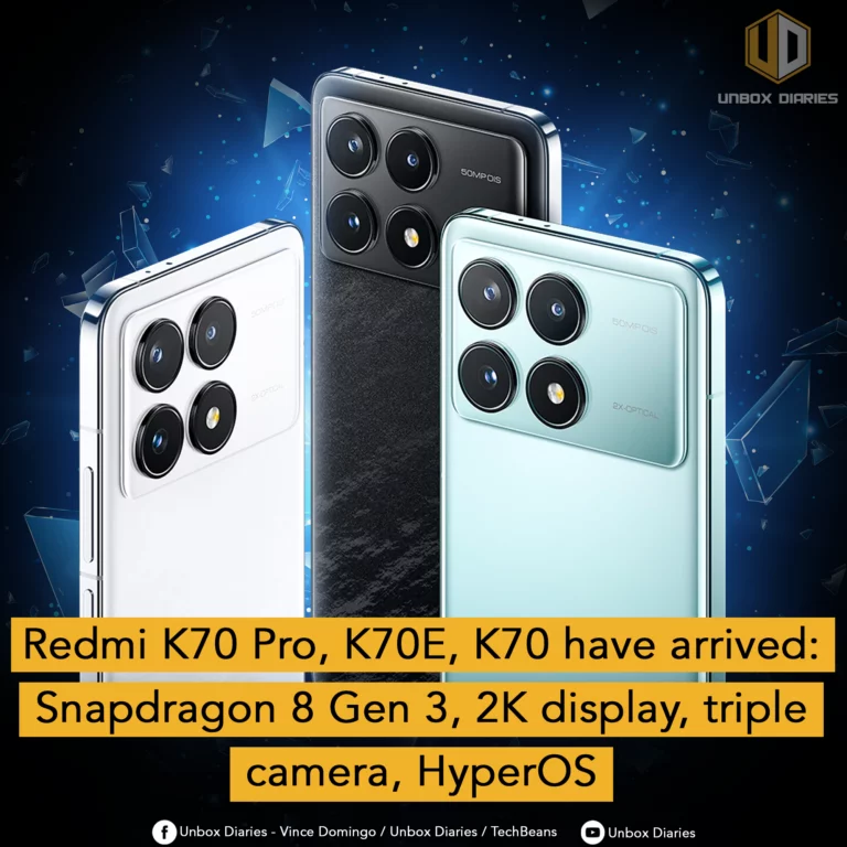 Redmi K70 Pro, K70E, K70 have arrived: Snapdragon 8 Gen 3, 2K display, triple camera, HyperOS ...
