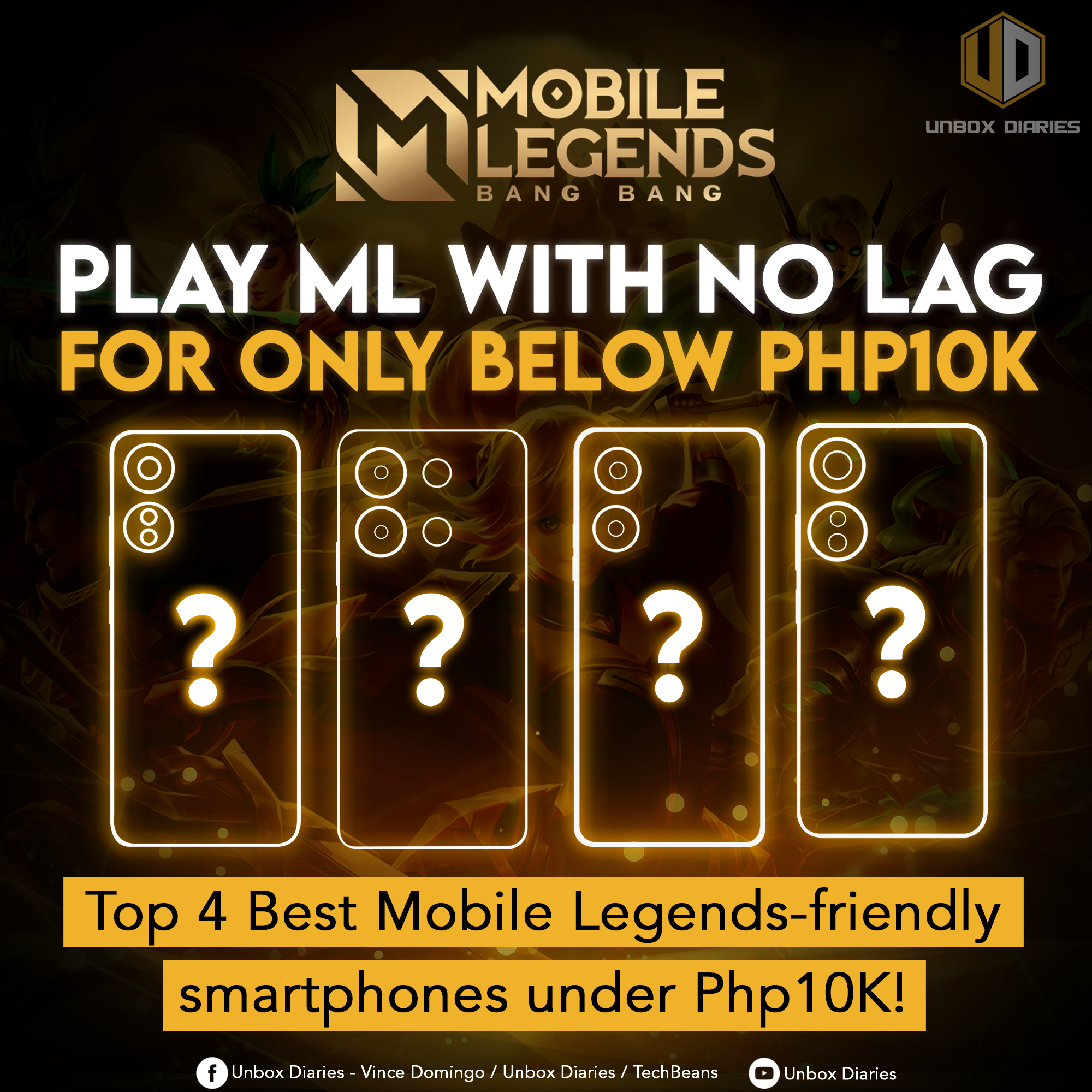 Top 4 Best Mobile Legends-friendly smartphones under 10K! - Unbox Diaries