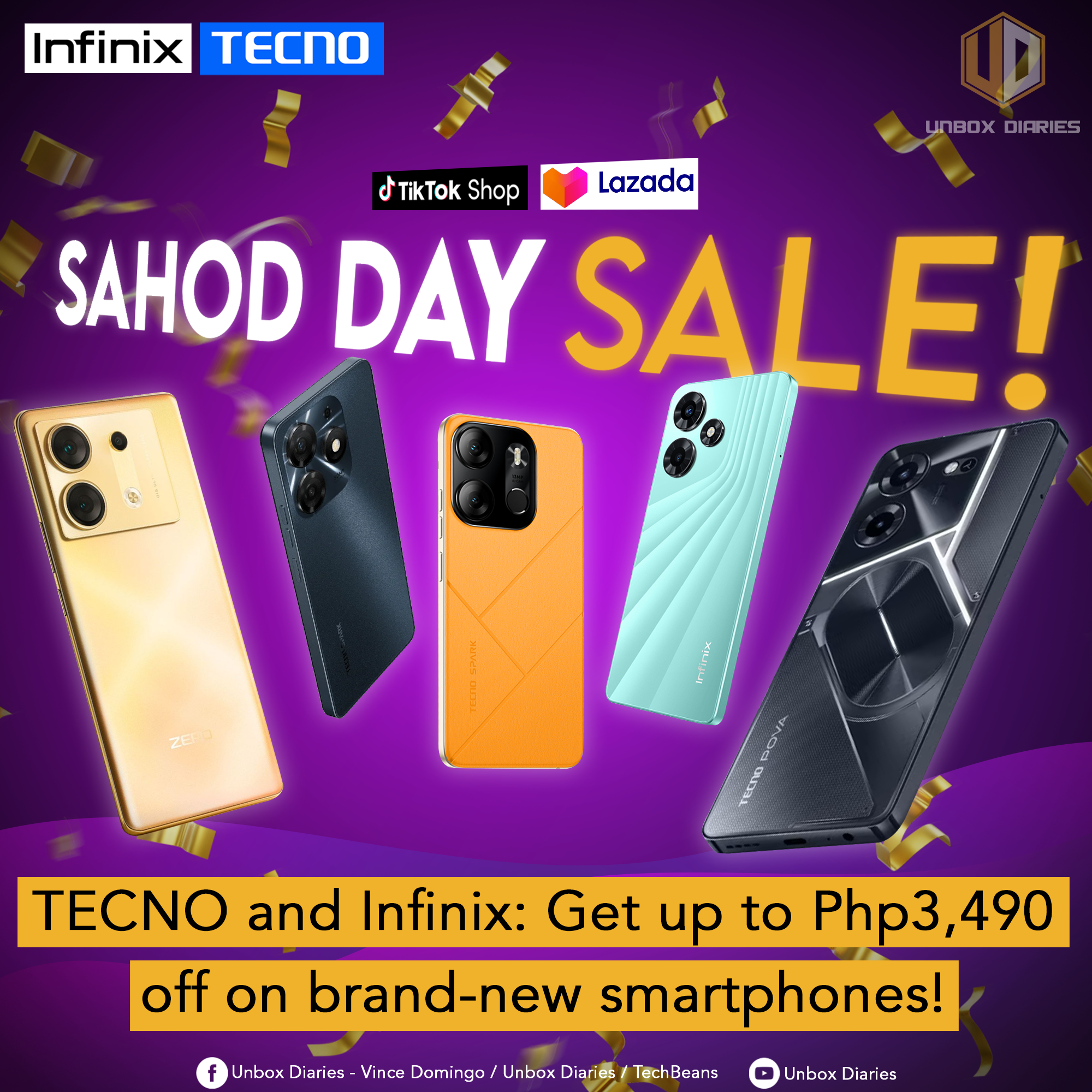 TECNO and Infinix: Get up to ₱3,490 off on brand-new smartphones ...