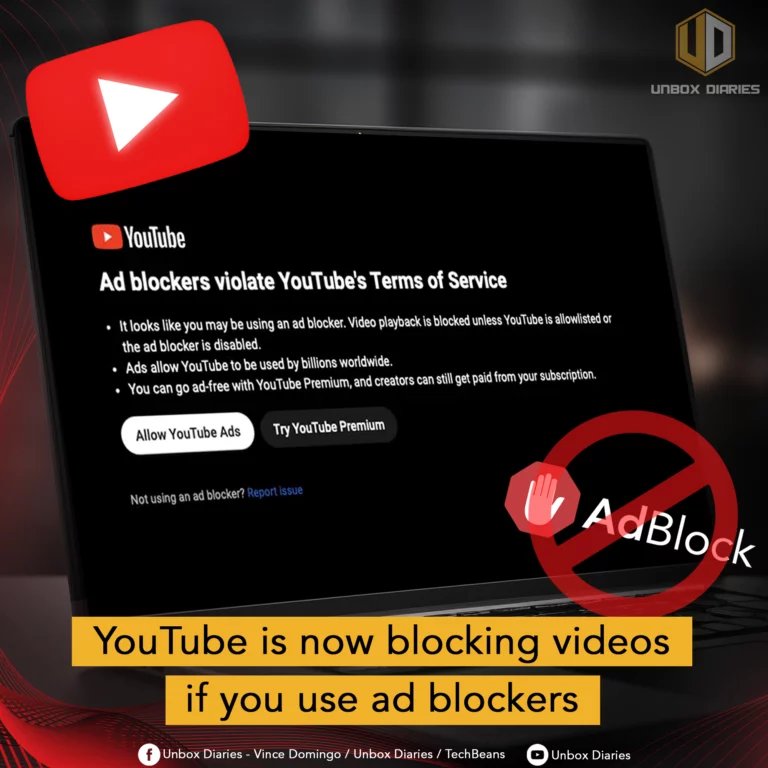 YouTube is now blocking videos if you use ad blockers - Unbox Diaries