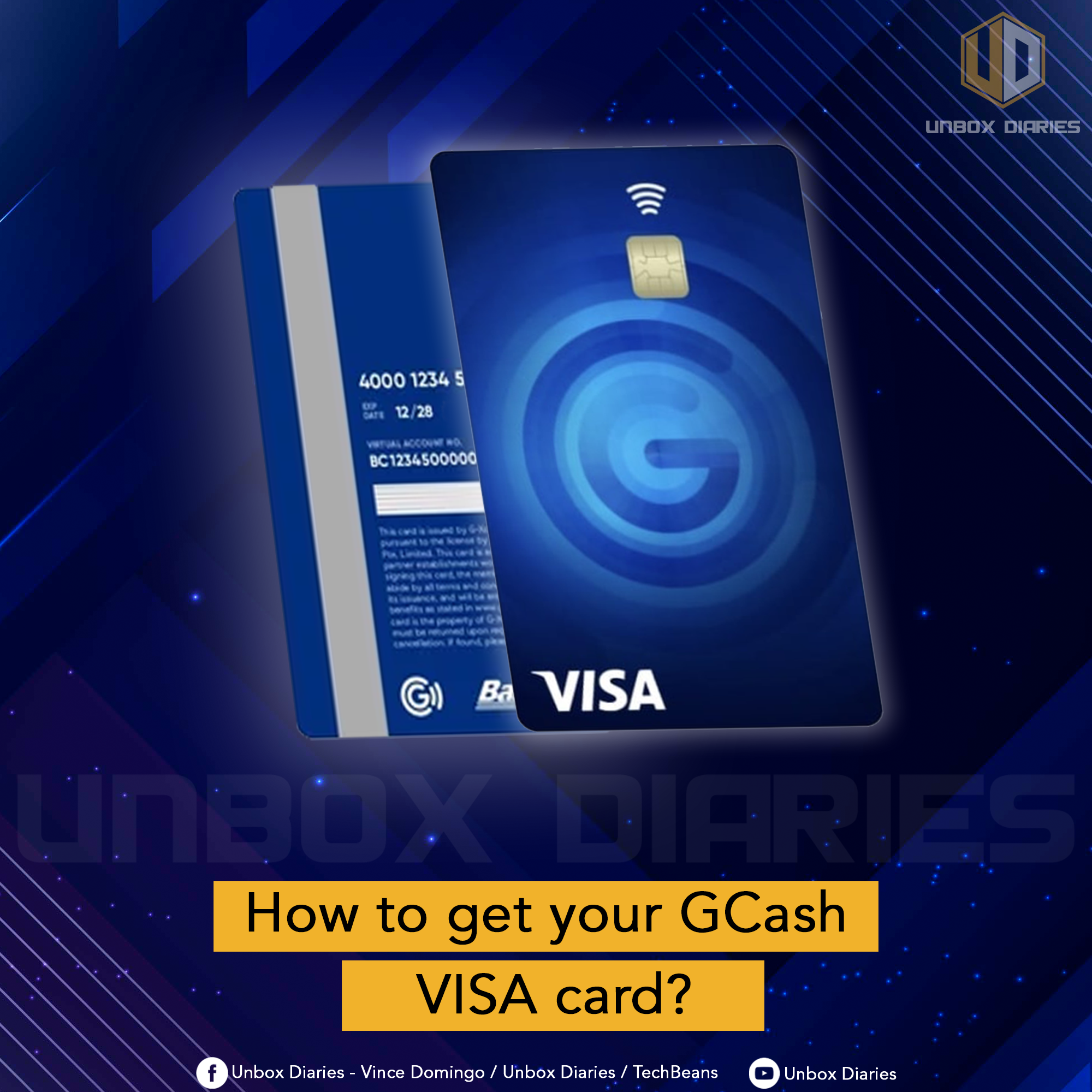 How to get your GCash VISA card - Unbox Diaries