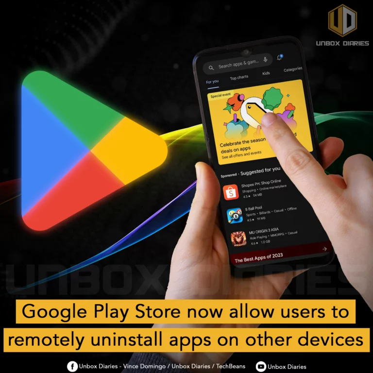 Google Play Store now allow users to remotely uninstall apps on other devices - Unbox Diaries