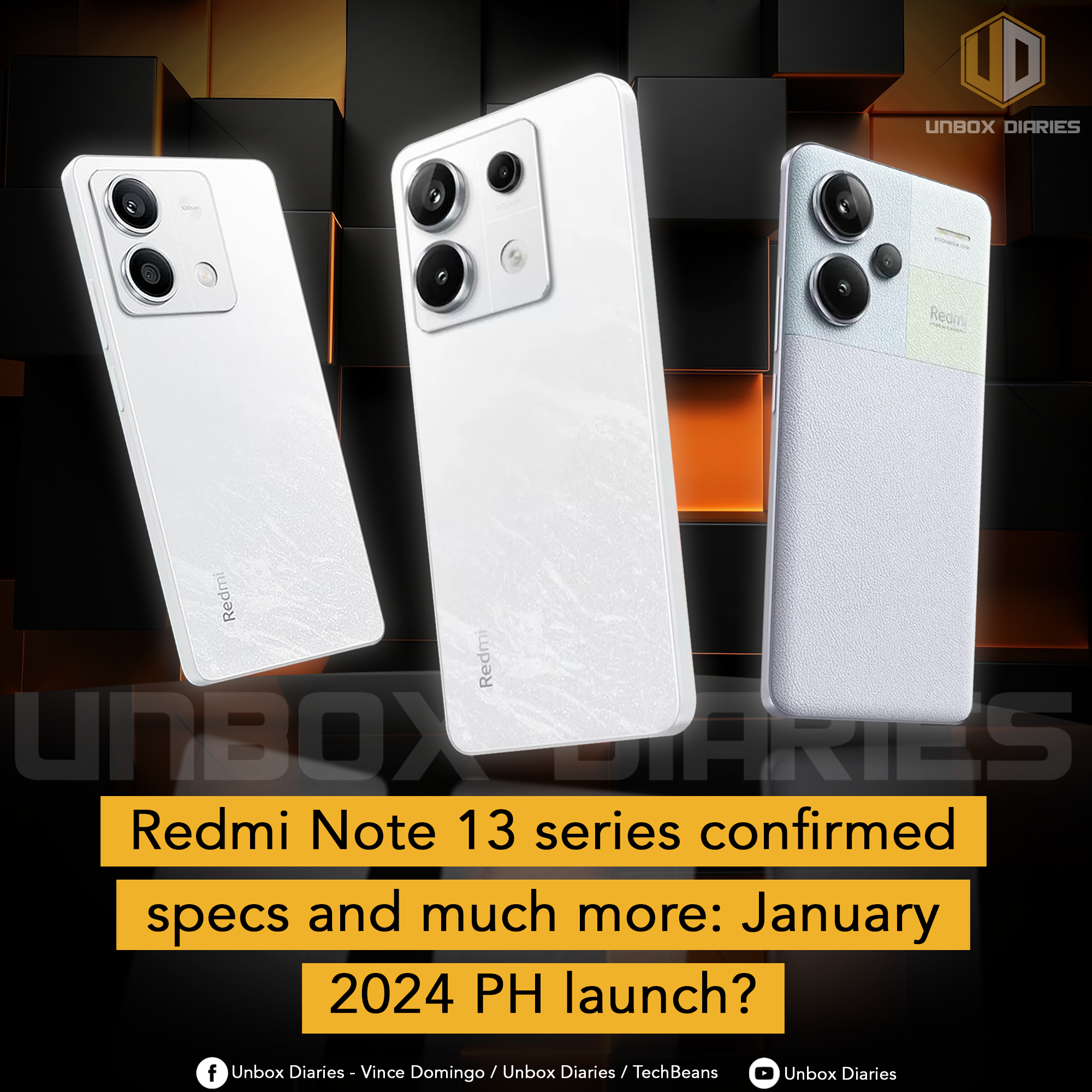 Redmi Note 13 series confirmed specs and much more: January 2024 PH ...