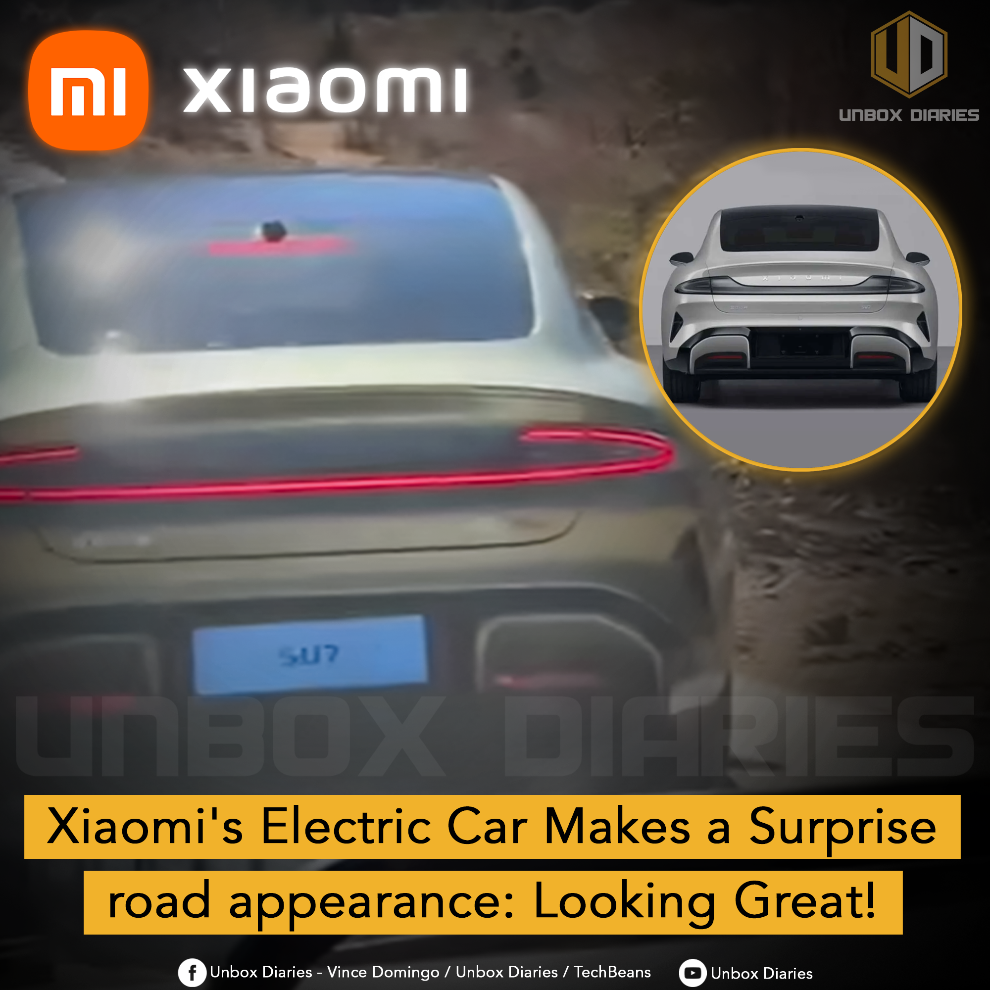 Xiaomi's Electric Car Makes a Surprise Appearance on-the-road: Looking ...