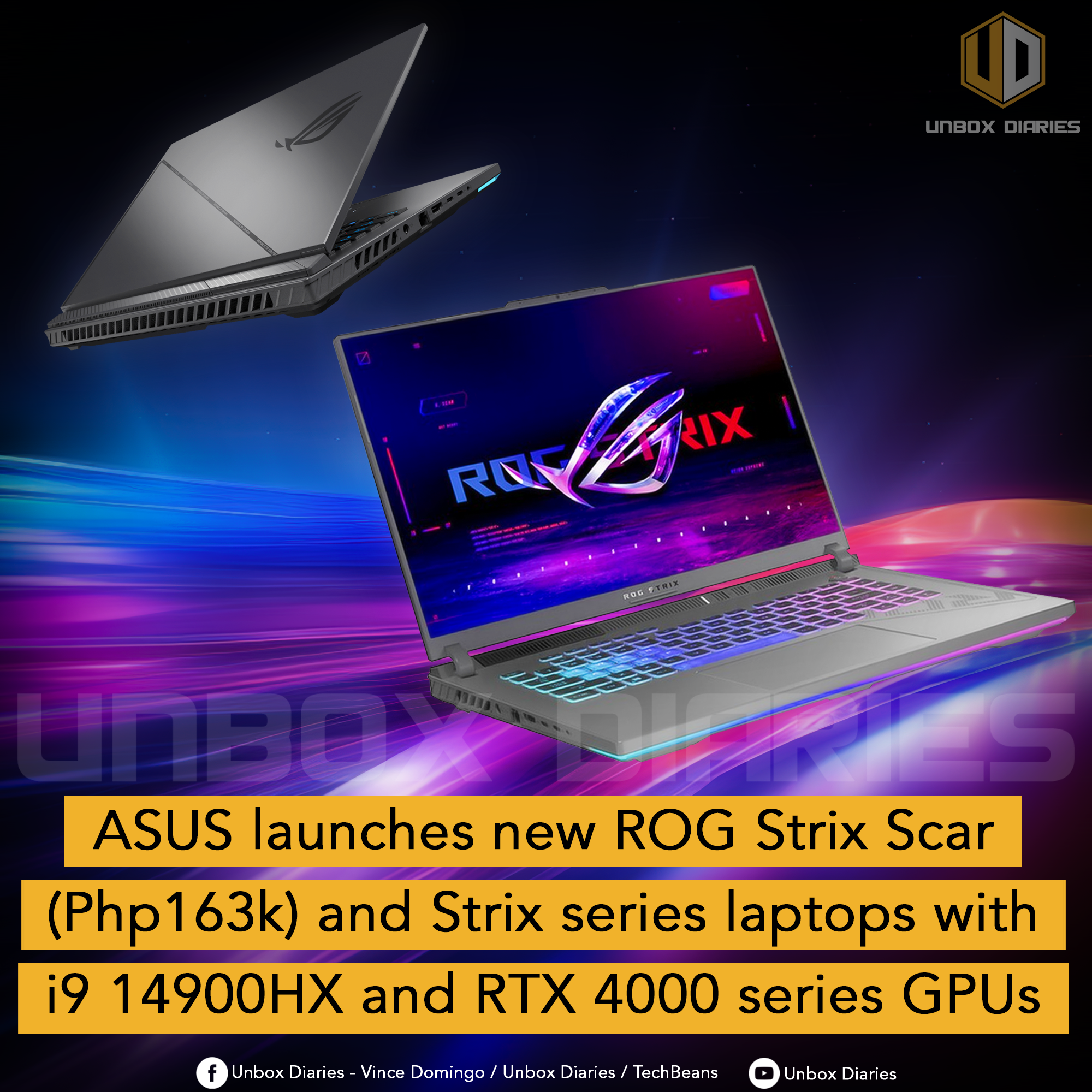 ASUS announces ROG Strix Scar G16/G18 and Strix G16/G18 laptops with i9 ...