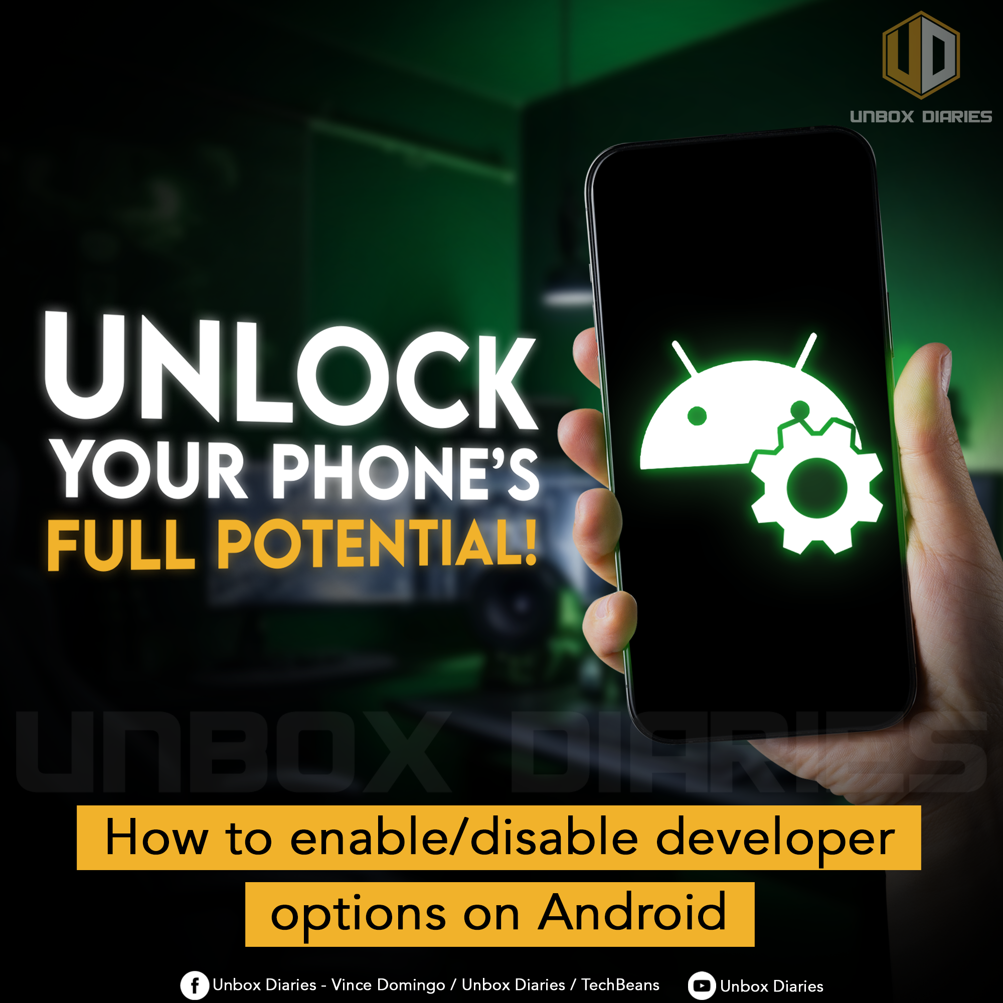 How to enable/disable developer options on Android - Unbox Diaries