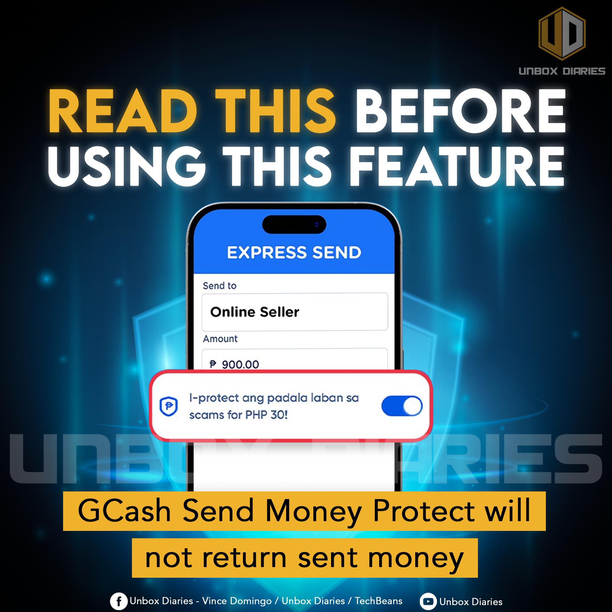 GCash Send Money Protect will not return sent money - Unbox Diaries