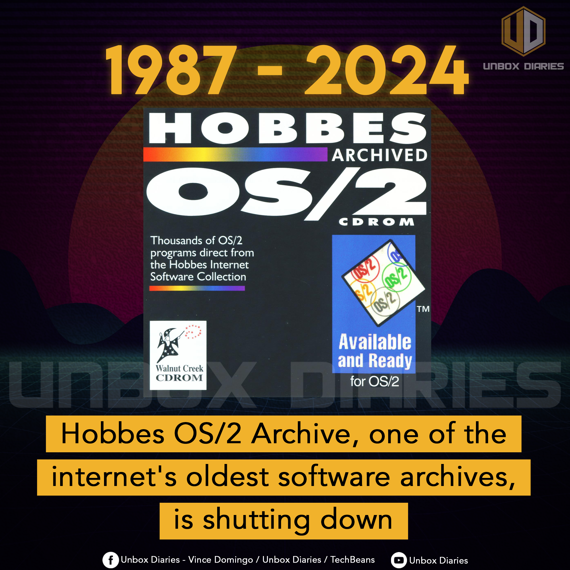 Hobbes OS/2 Archive, one of the internet's oldest software archives, is shutting down - Unbox ...