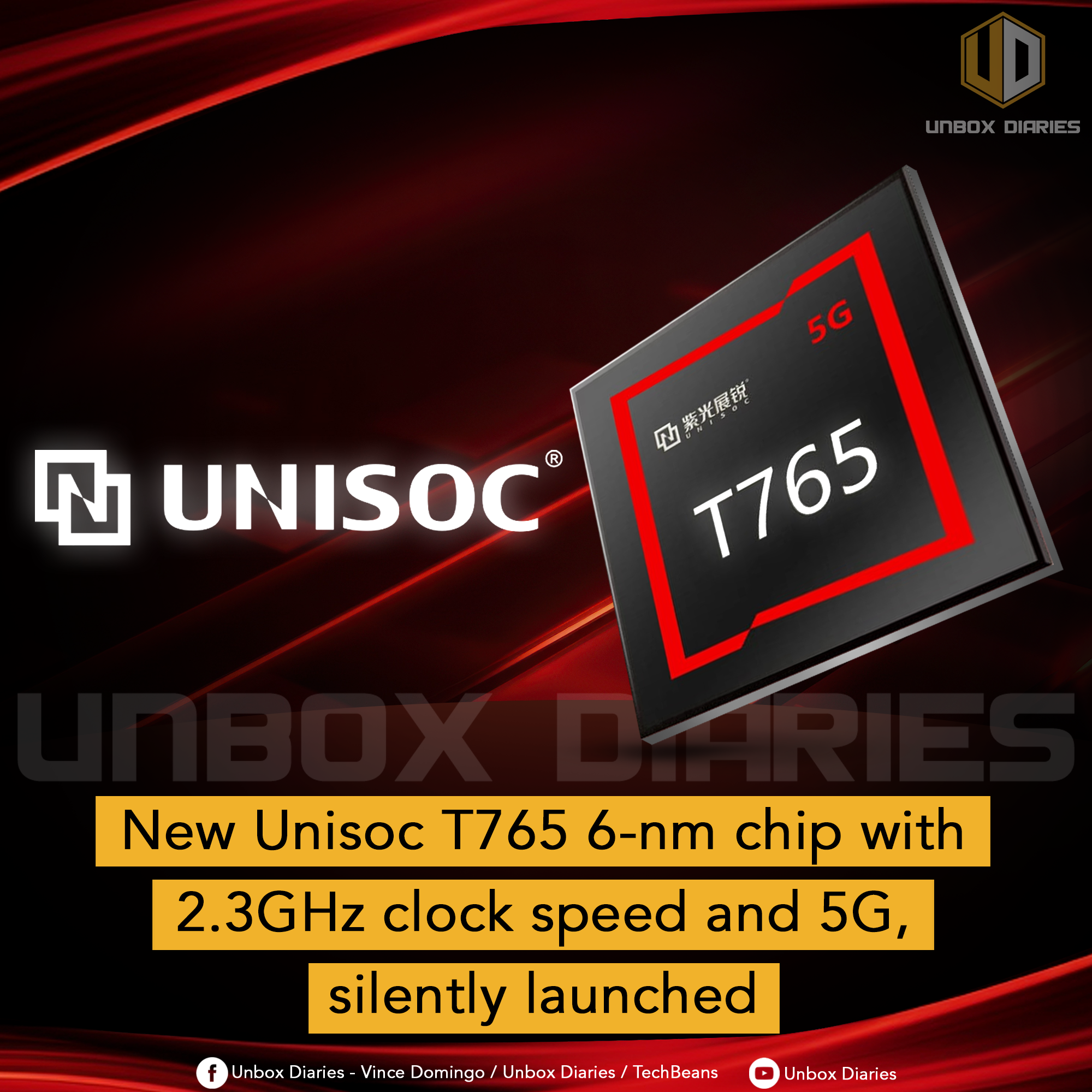 New Unisoc T765 6-nm chip with 2.3GHz clock speed and 5G, silently launched - Unbox Diaries