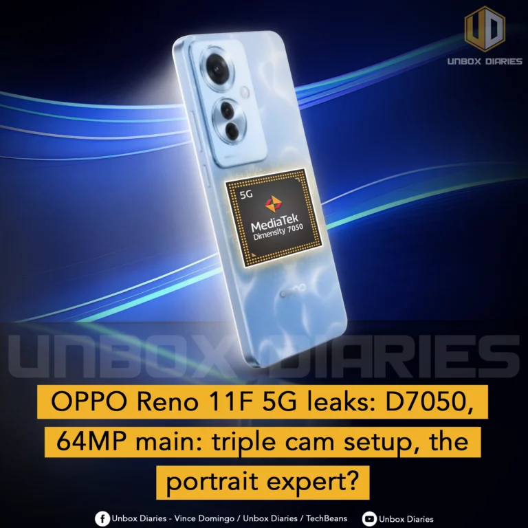 OPPO Reno 11F 5G leaks: D7050, 64MP main: triple cam setup, the ...