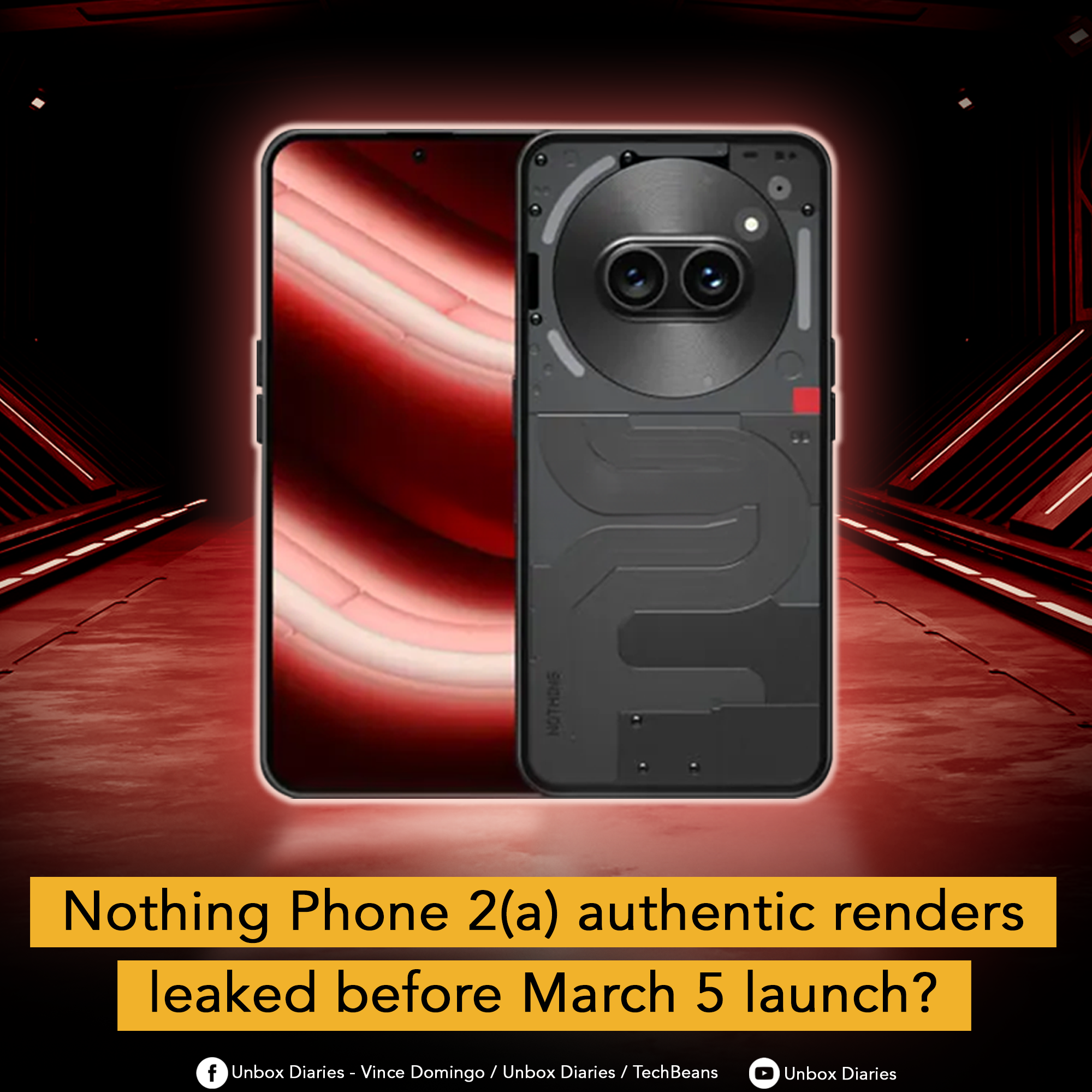 Nothing Phone 2(a) authentic renders leaked before March 5 launch? - Unbox Diaries