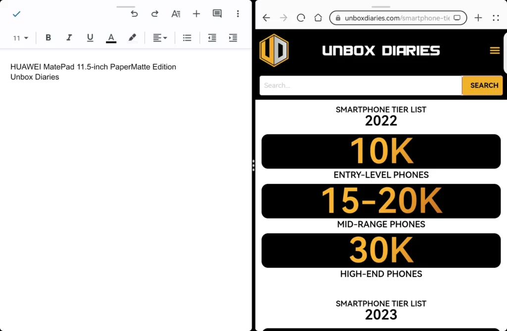 HUAWEI MatePad 11.5” PaperMatte Edition: Transcending work and play with PC-level, paperless ...