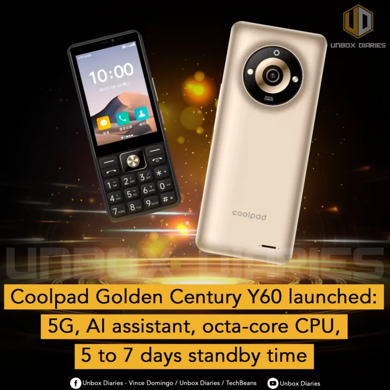 Coolpad Golden Century Y60 launched: 5G, AI assistant, octa-core CPU, 5 to 7 days standby time ...