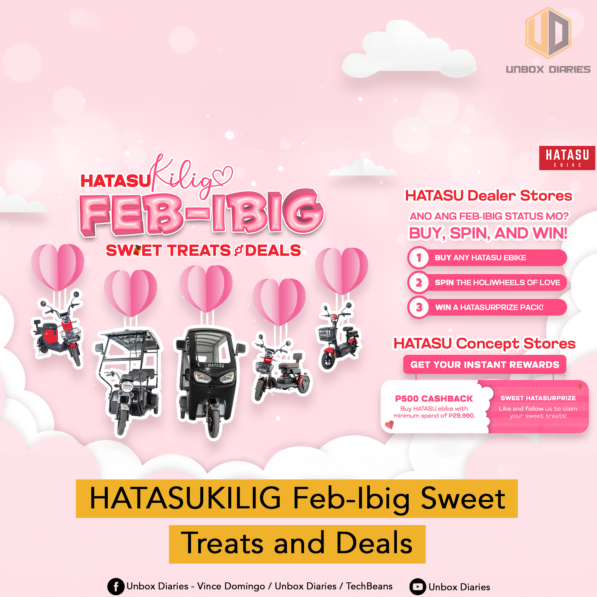 HATASUKILIG Feb-Ibig Sweet Treats and Deals - Unbox Diaries