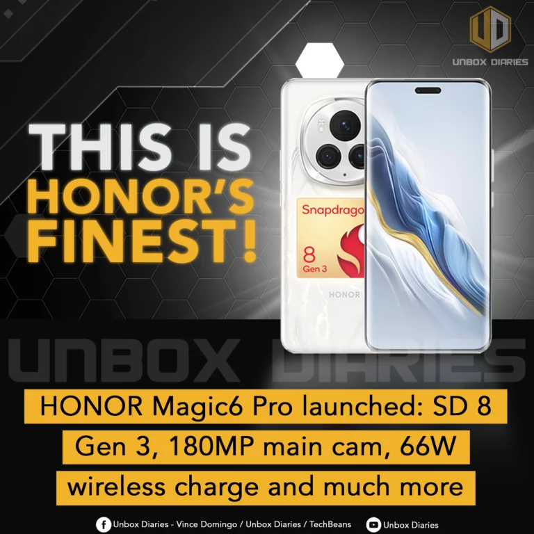 HONOR Magic6 Pro launched: SD 8 Gen 3, 180MP main cam, 66W wireless charge and much more - Unbox ...