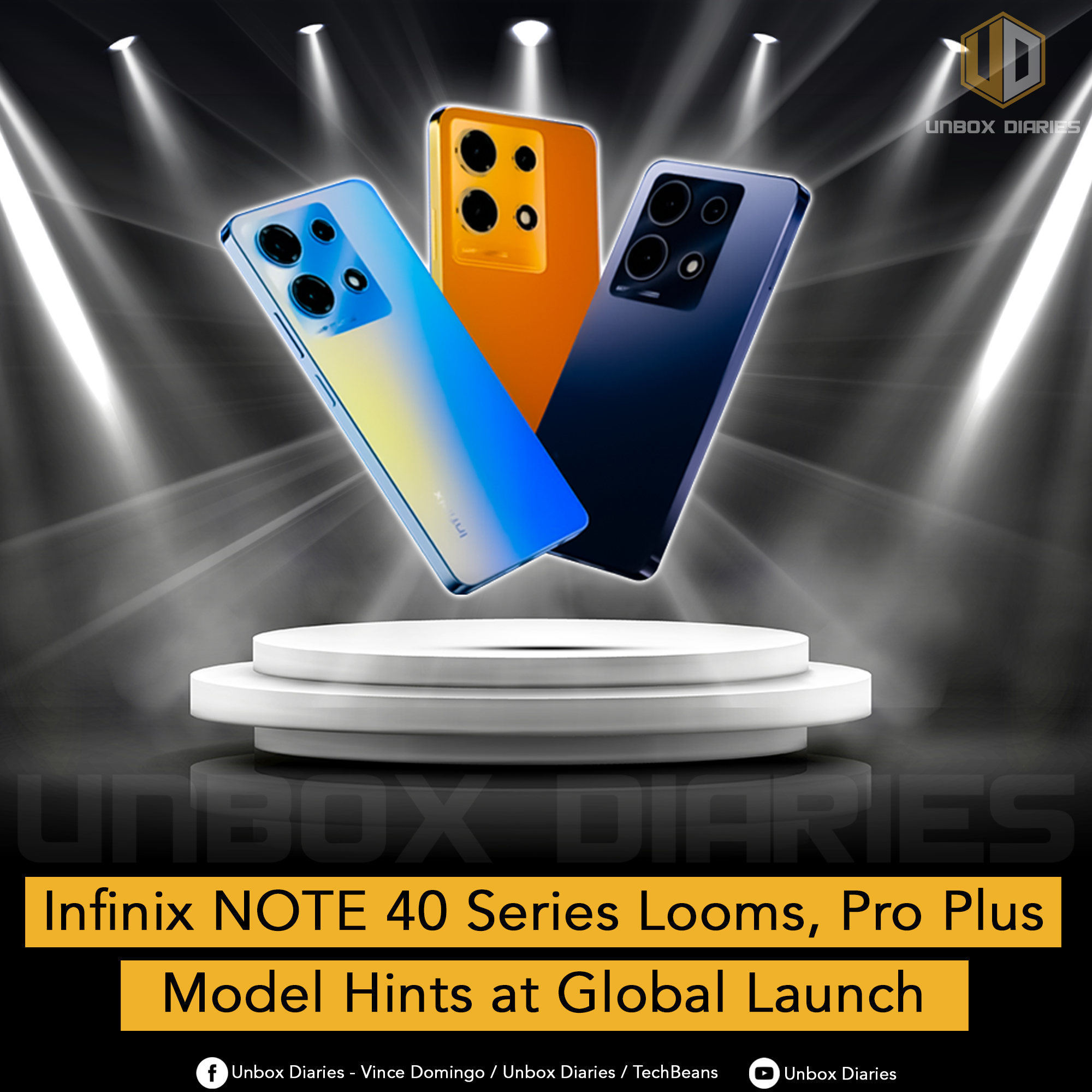 Infinix NOTE 40 Series Looms, Pro Plus Model Hints at Global Launch ...