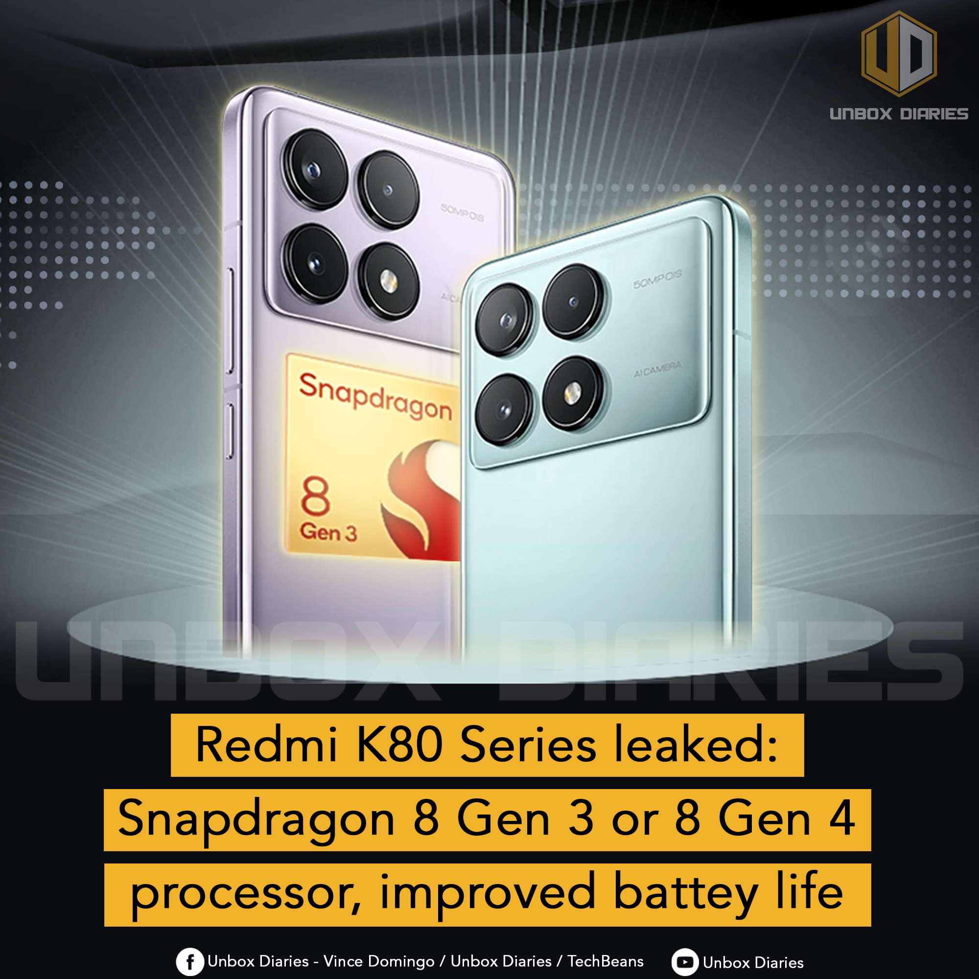 Redmi K80 Series leaked: Snapdragon 8 Gen 3 or 8 Gen 4 processor ...