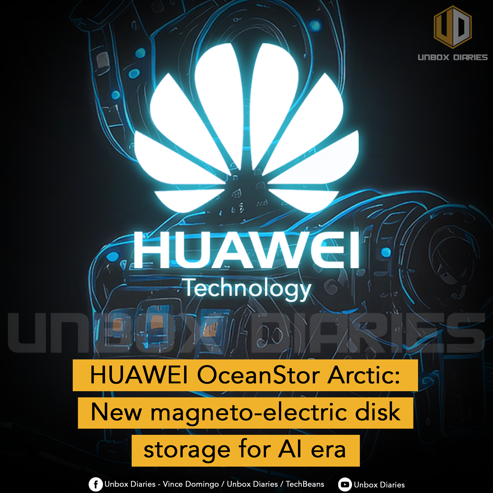 HUAWEI OceanStor Arctic: New magneto-electric disk storage for AI era ...