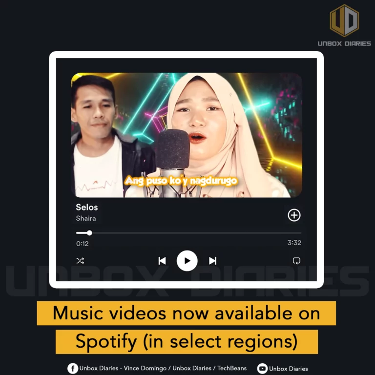 Music videos now available on Spotify (in select regions) - Unbox Diaries