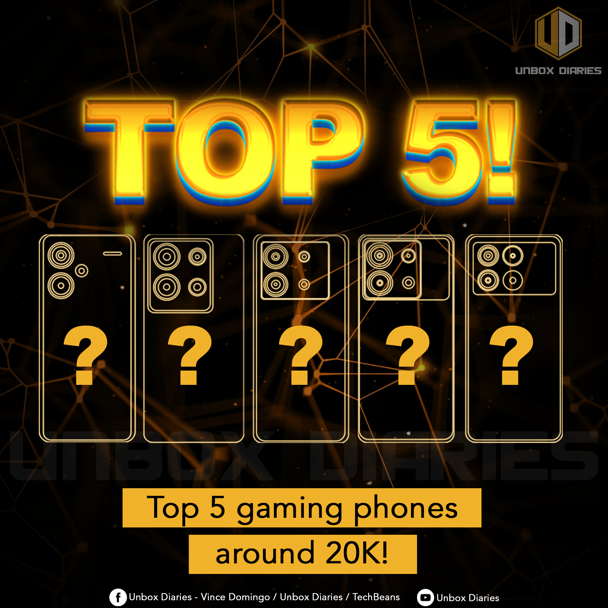 Top 5 gaming phones around 20K - Unbox Diaries