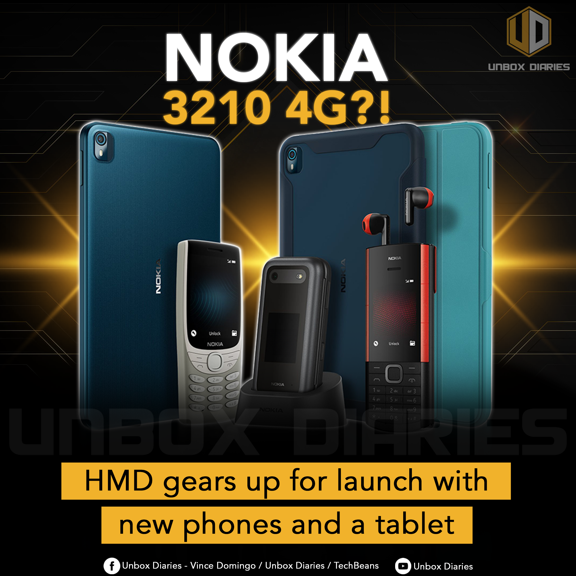 HMD gears up for launch with new phones and a tablet - Unbox Diaries