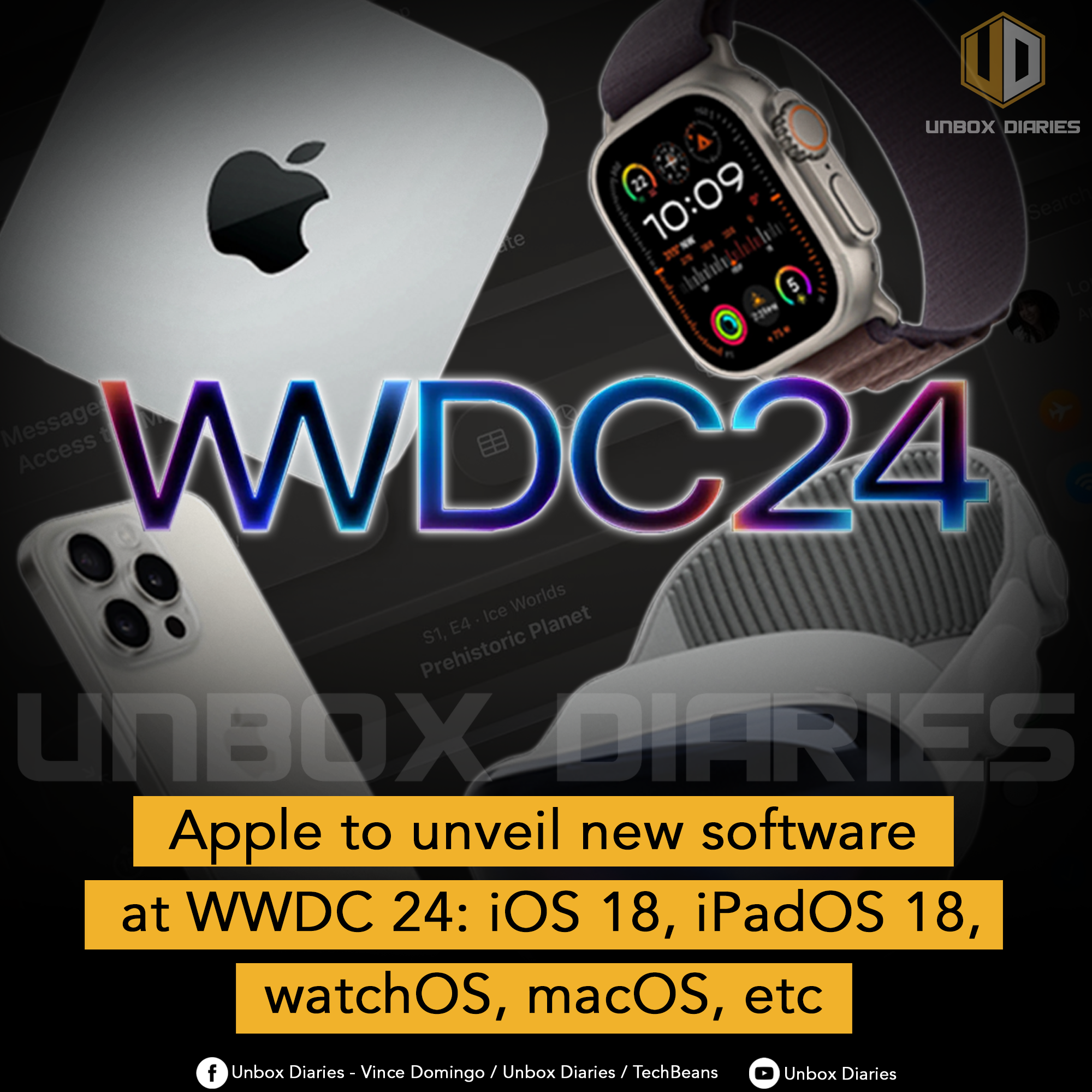 Apple to unveil new software at WWDC 24: iOS 18, iPadOS 18, watchOS, macOS, etc. - Unbox Diaries