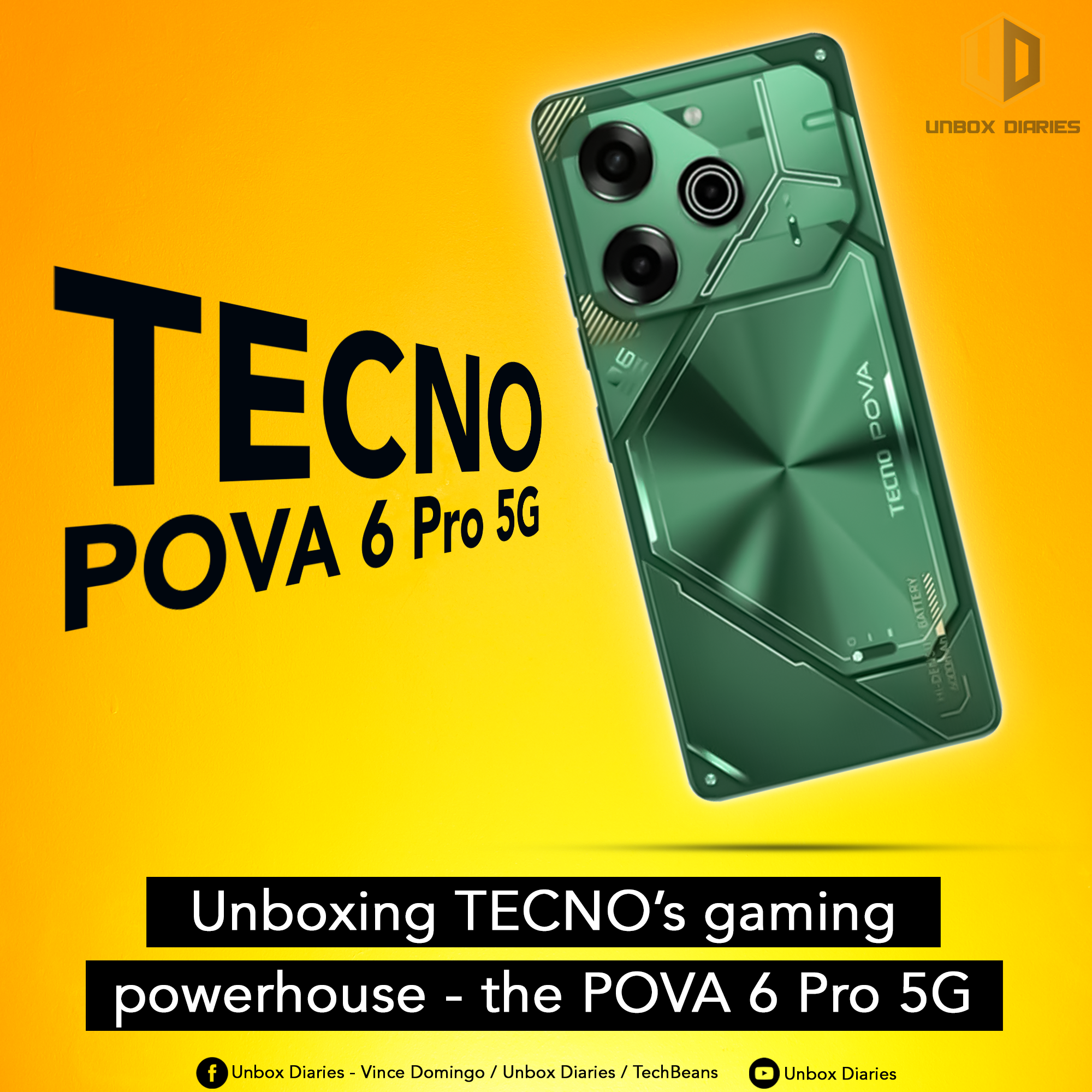 Unboxing TECNO's gaming powerhouse - the POVA 6 Pro 5G - Unbox Diaries