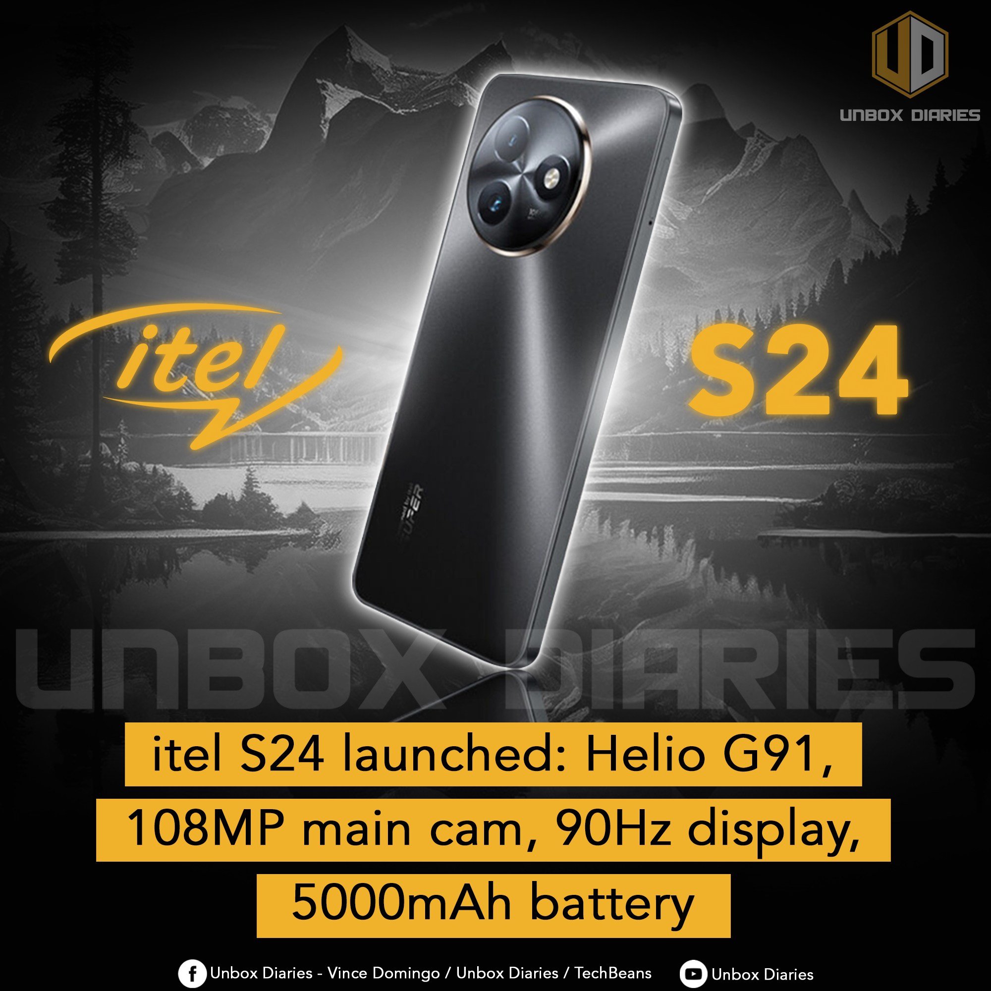 itel S24 launched: Helio G91, 108MP main cam, 90Hz display, 5000mAh battery - Unbox Diaries