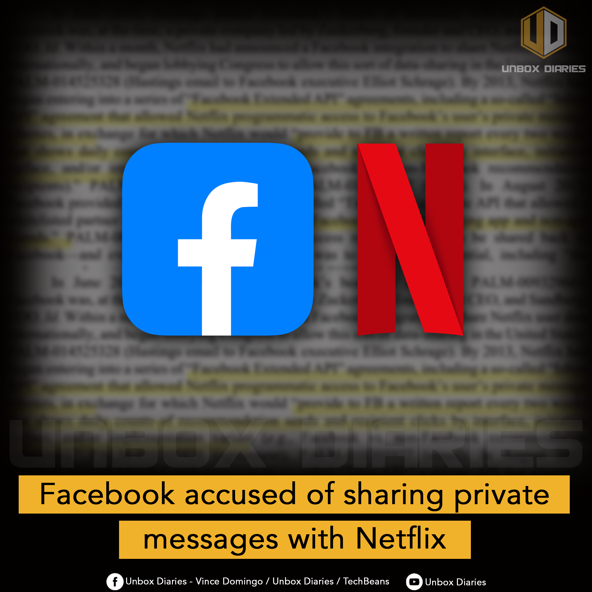 Facebook accused of sharing your private messages with Netflix - Unbox ...