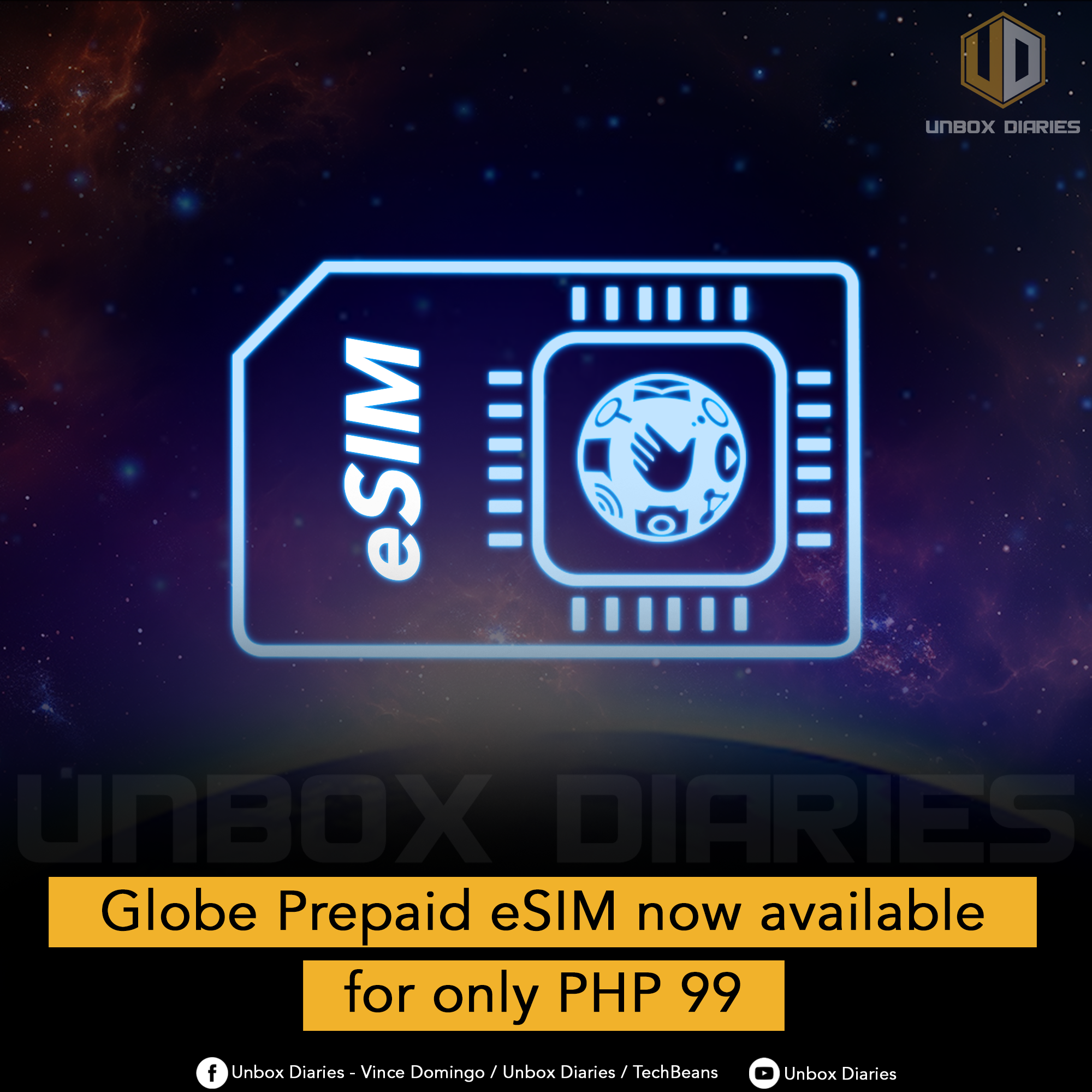Globe Prepaid eSIM now available for only PHP 99 - Unbox Diaries