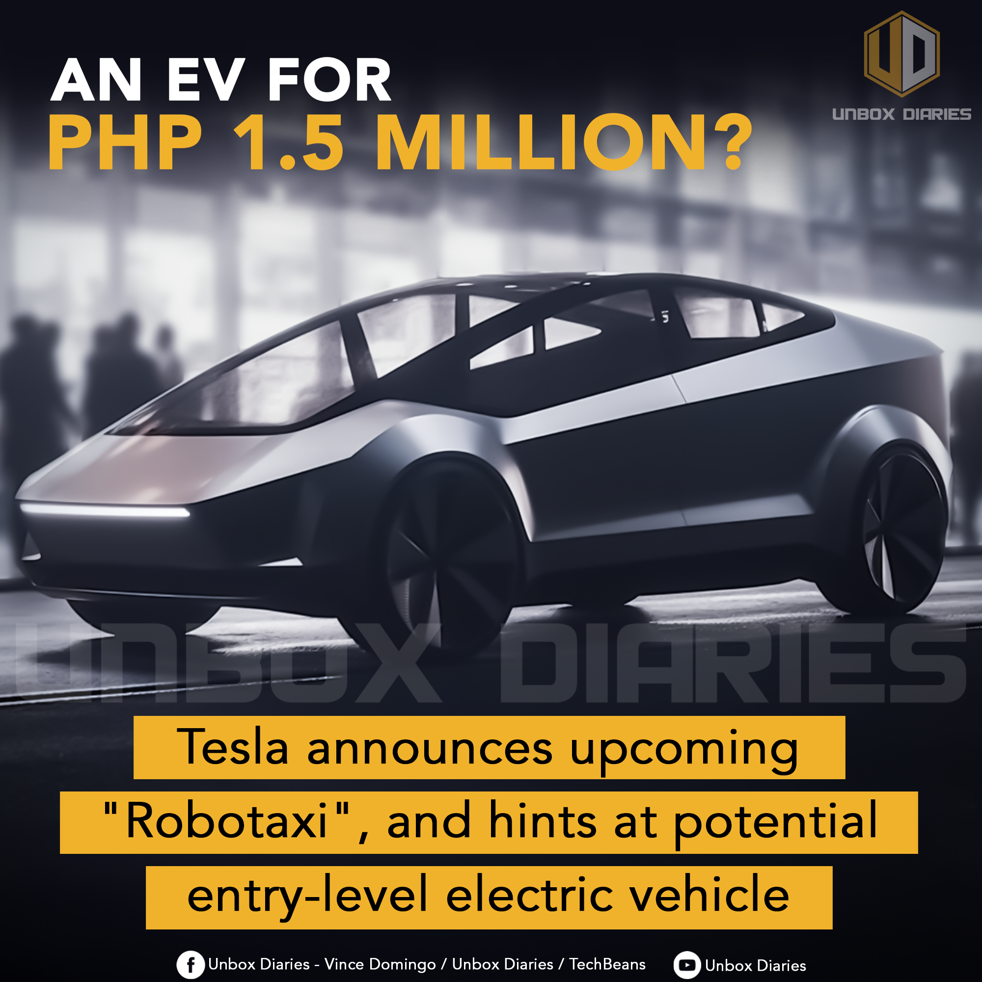 Tesla announces upcoming "Robotaxi", and hints at potential entry-level ...