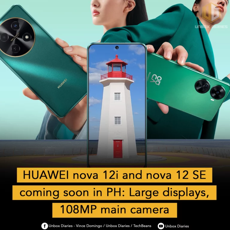 HUAWEI nova 12i and nova 12 SE coming soon in PH: Large displays, 108MP ...