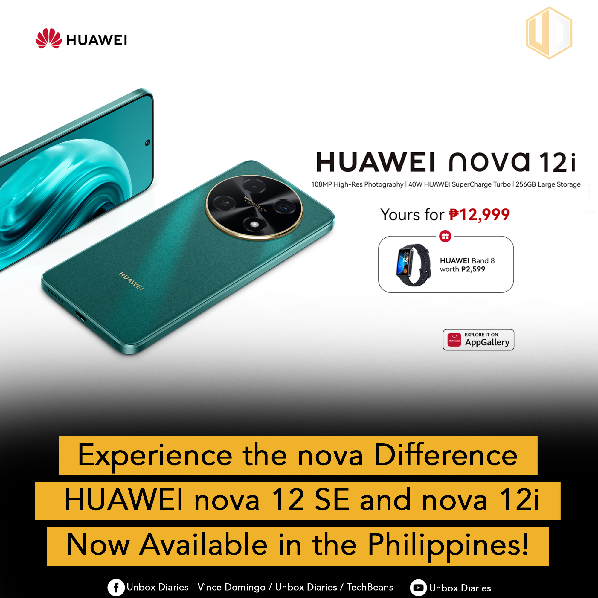 Experience the nova Difference: HUAWEI nova 12 SE and nova 12i Now ...