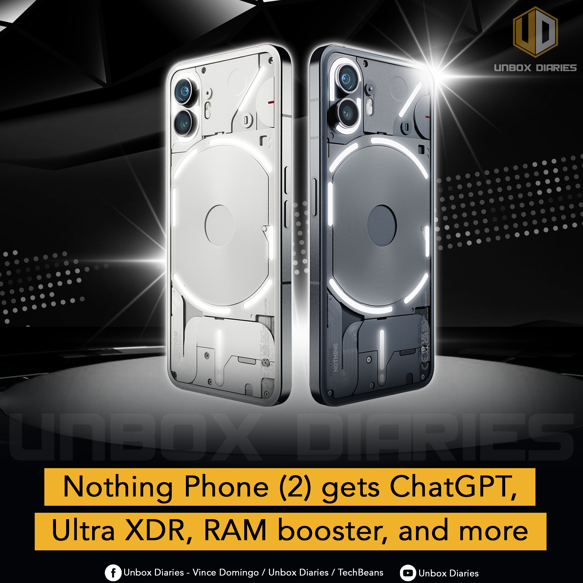 Nothing Phone (2) gets ChatGPT, Ultra XDR, RAM booster, and more ...