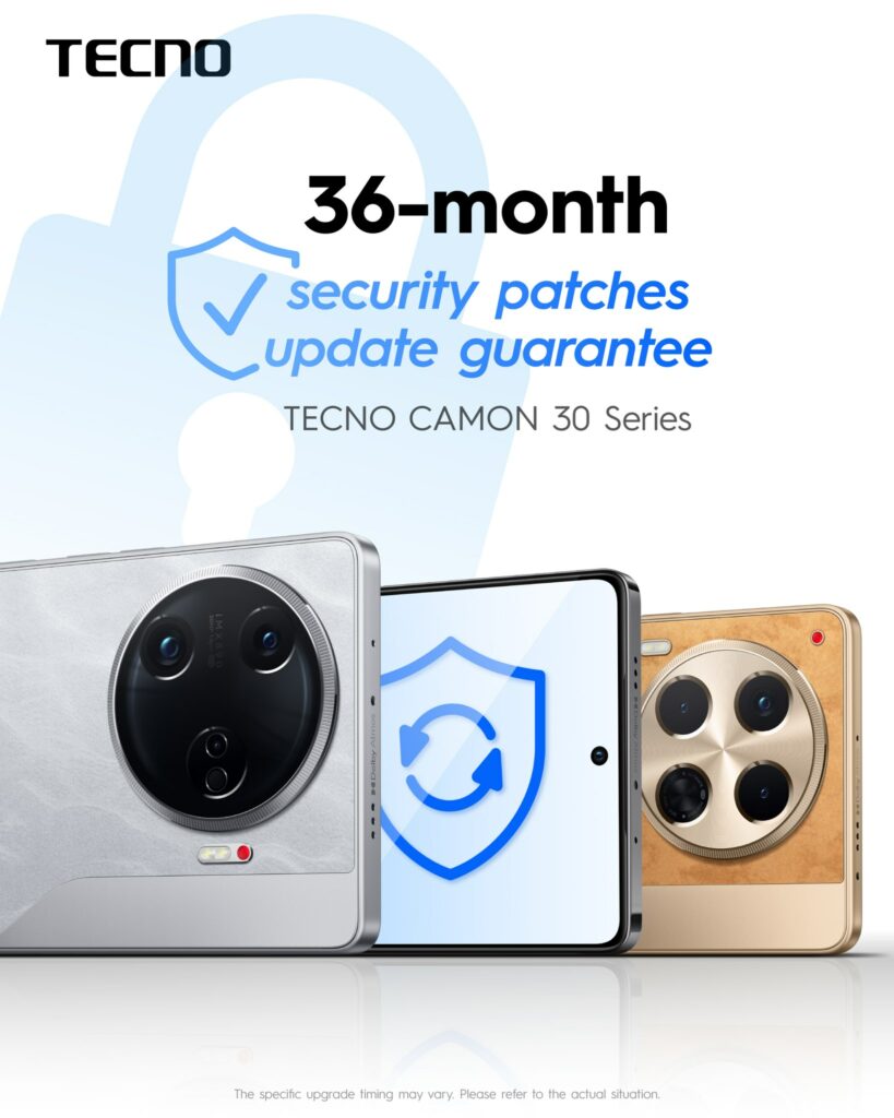TECNO CAMON 30 Series gets 3 years of updates: TECNO upgrading software ...